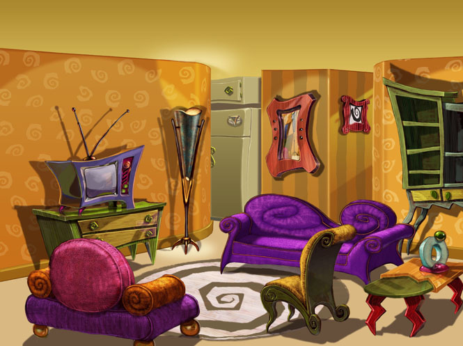 Interior Designs for Environmental Concept Art – Gary Freeman